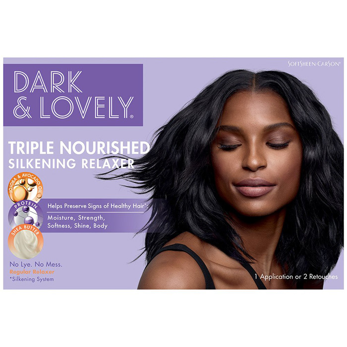 Healthy-Gloss 5 Shea Moisture Hair Relaxer—Regular - Dark and Lovely