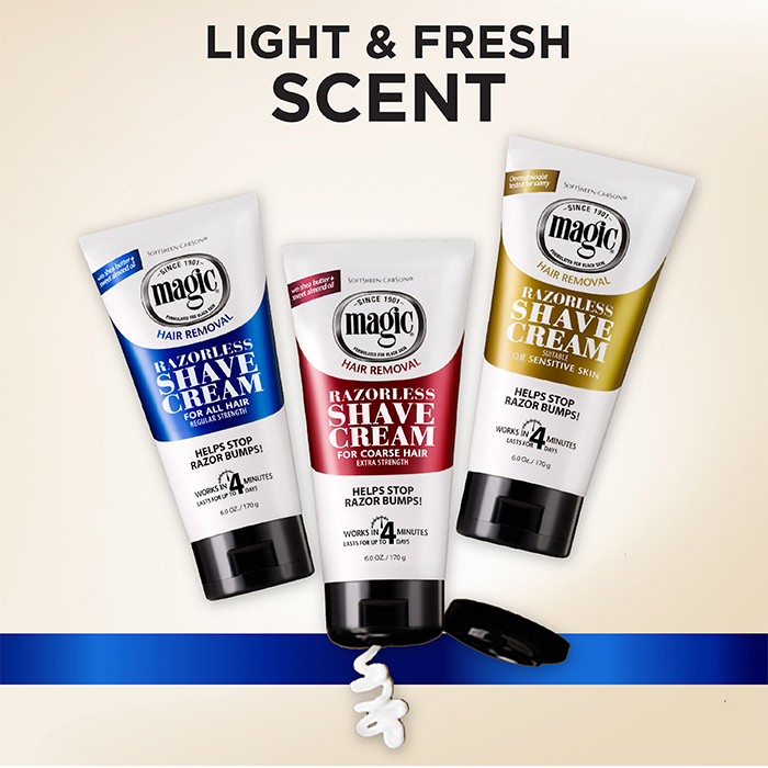 Magic® Razorless Shave Cream Regular Strength - SoftSheen Carson