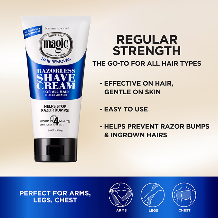 Razorless Cream Shave Regular Strength | SoftSheen Carson