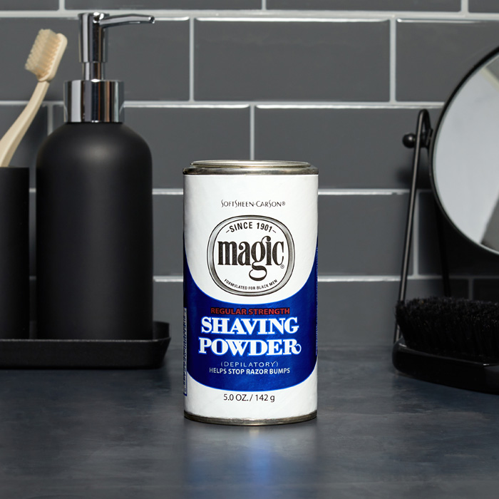 Blue Razorless Shaving Powder for Men | SoftSheen Carson