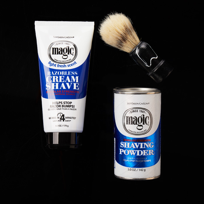 Blue Razorless Shaving Powder for Men | SoftSheen Carson